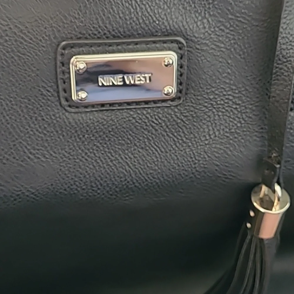 Nine West | Bags | Simple New Nine West Black Vegan Tote | Poshmark